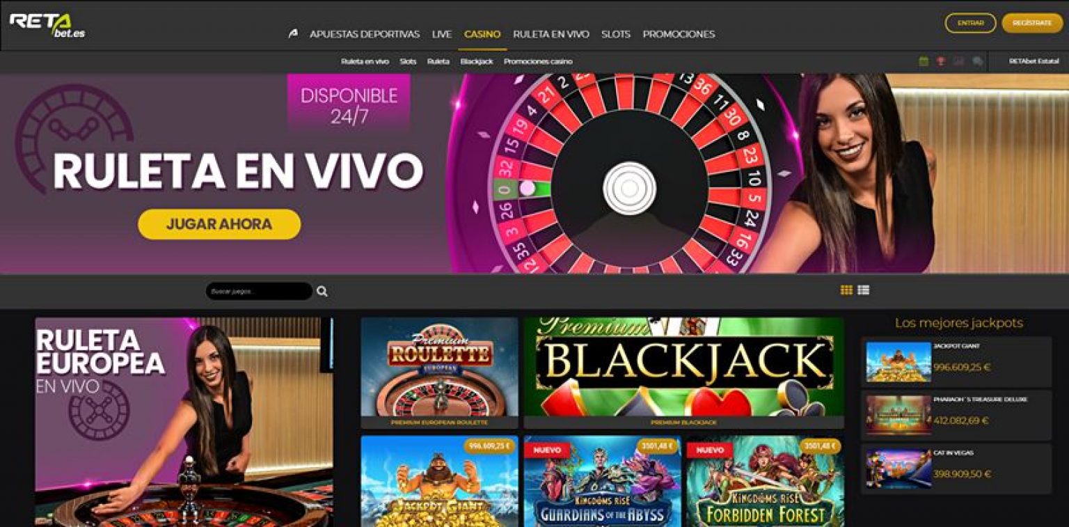 RETAbet Casino: Análisis, Prueba y Opiniones ¡Lee ANTES de Jugar!