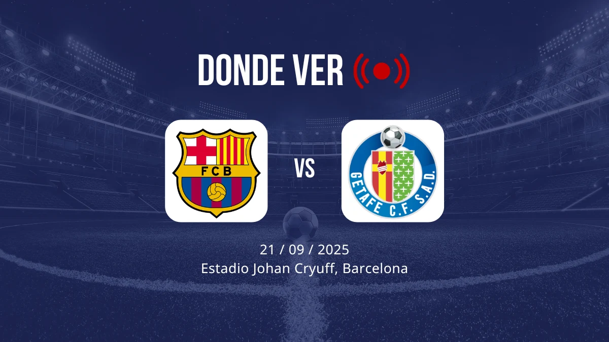 Barcelona vs Getafe: Alineaciones, Horario y Dónde ver