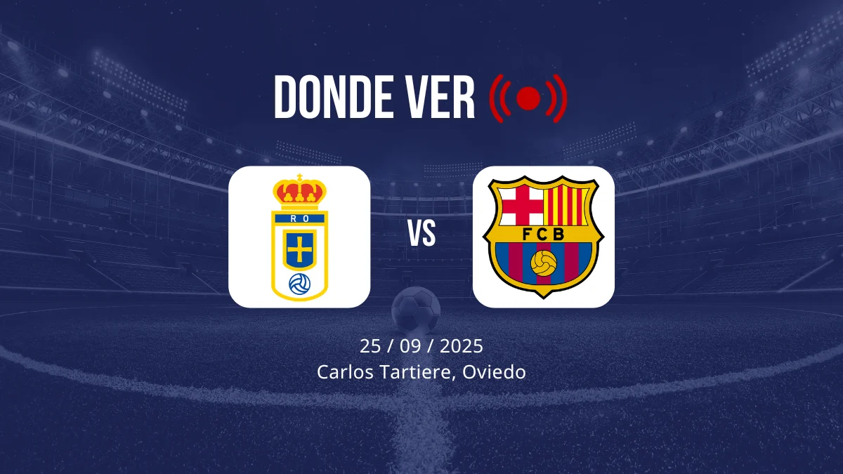 Real Oviedo vs Barcelona: Alineaciones, Horario y Dónde ver