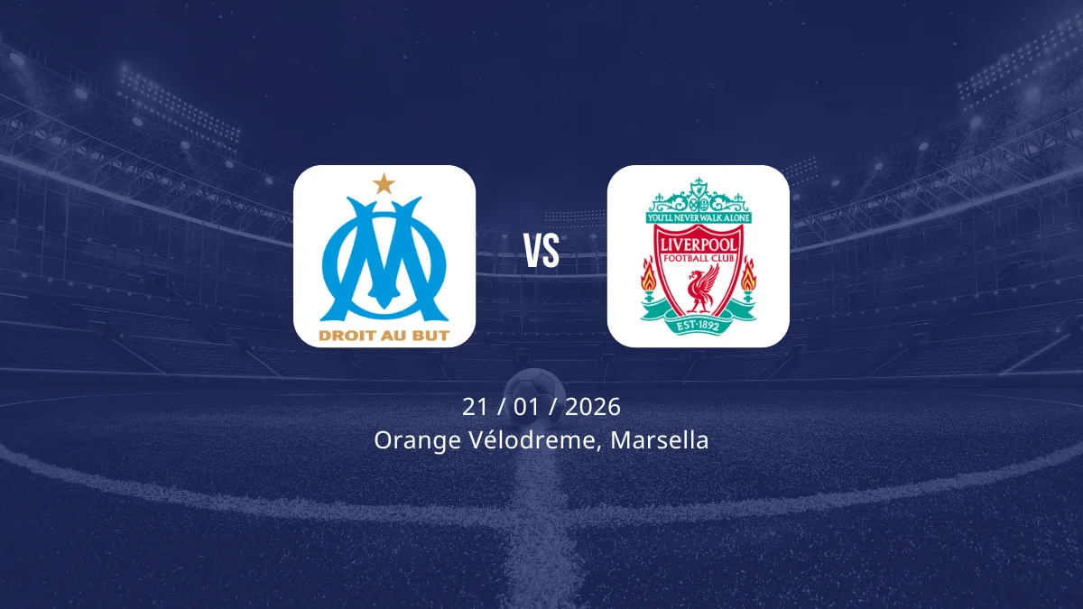 Marsella vs Liverpool: Alineaciones, horario y dónde ver